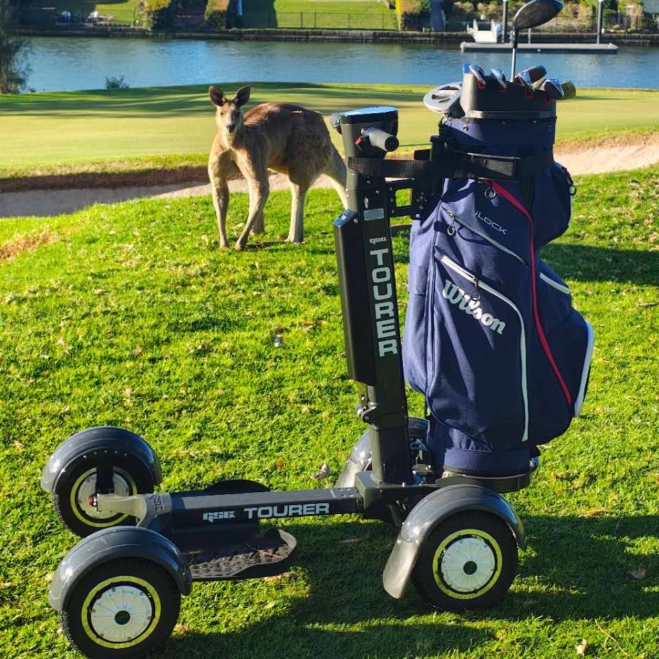 GSC Tourer X Electric Golf Scooter Stand on Cart Alternative – Golf ...